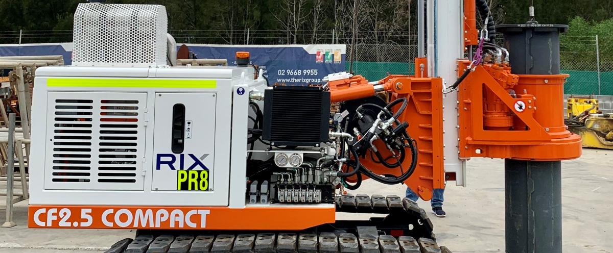 Specialist Low Headroom Piling Rig - The Rix Group